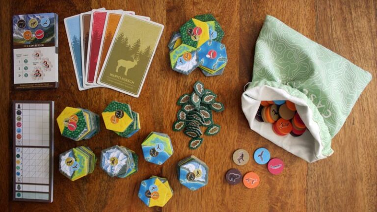 Cascadia (Kosmos) - Review, Regeln und Bilder zum Legespiel Cascadia