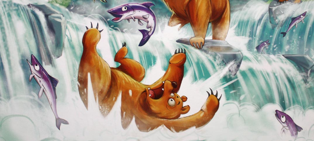 Grizzly - Lachsfang am Wasserfall (Amigo) - Spielregeln & Infos zum Spiel